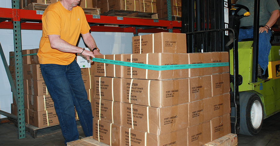 Rubber Pallet Bands - Aero Rubber Company®, Inc.